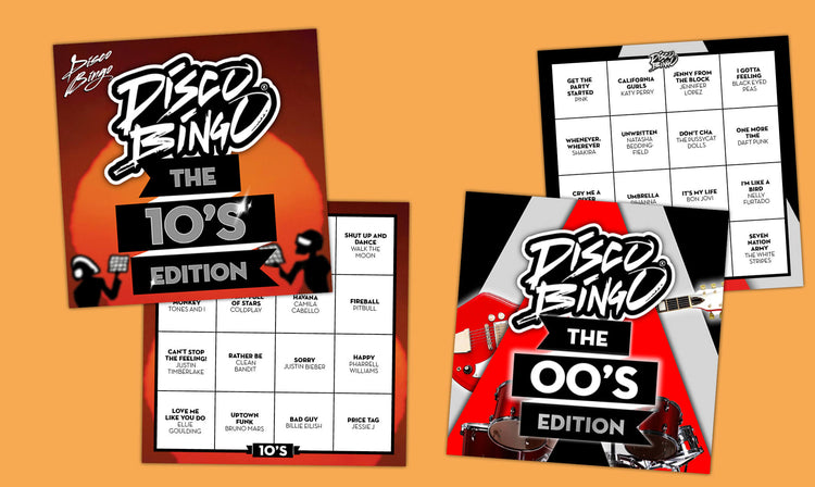 Disco Bingo The Game - Partyspel - Muziekbingo - Popquiz - Pubquiz