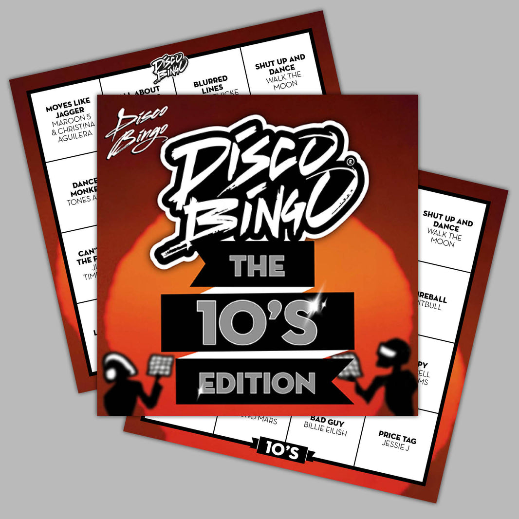 Disco Bingo The Game - Partyspel - Muziekbingo - Popquiz - Pubquiz