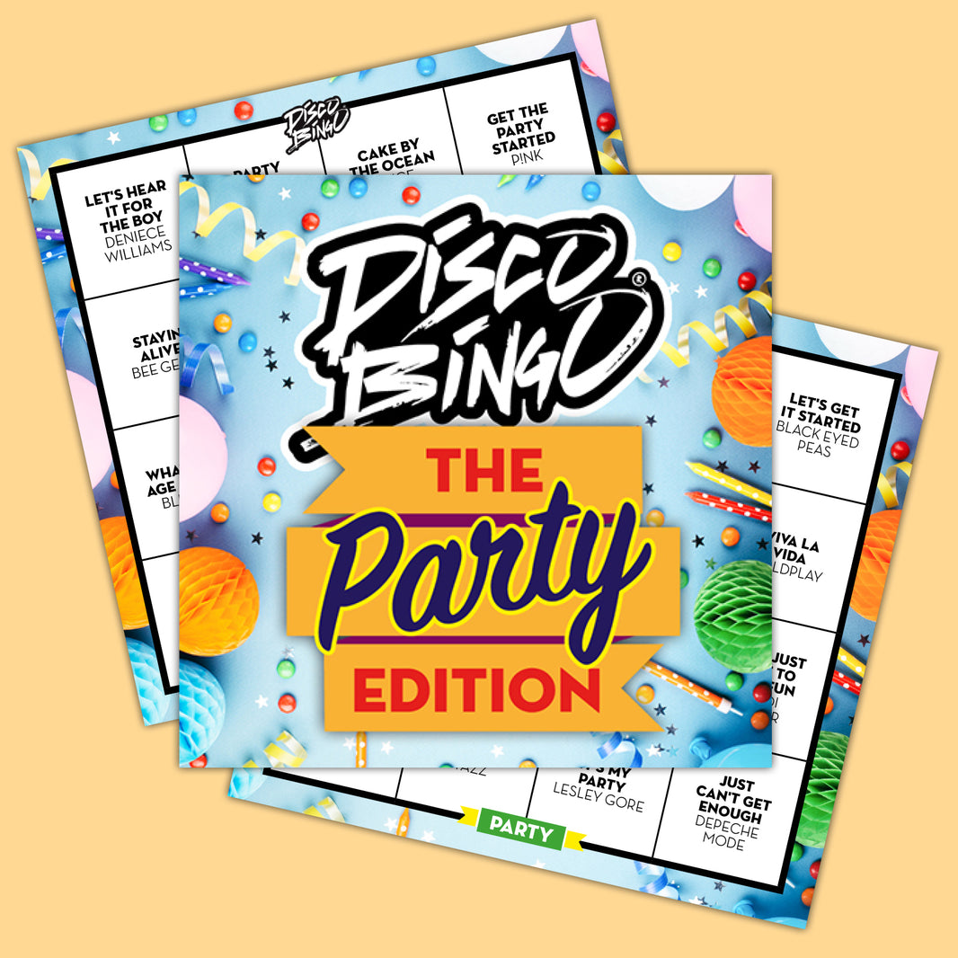 Disco Bingo The Game - Partyspel - Muziekbingo - Popquiz - Pubquiz