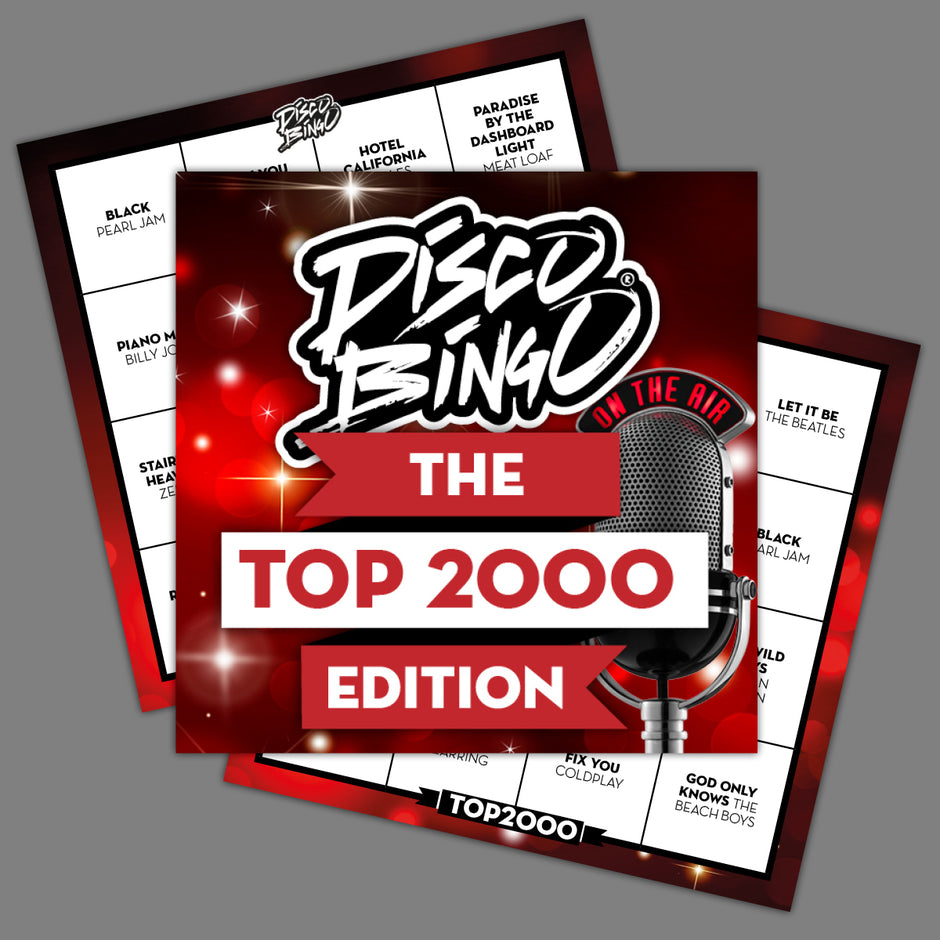 Disco Bingo The Game - Partyspel - Muziekbingo - Popquiz - Pubquiz