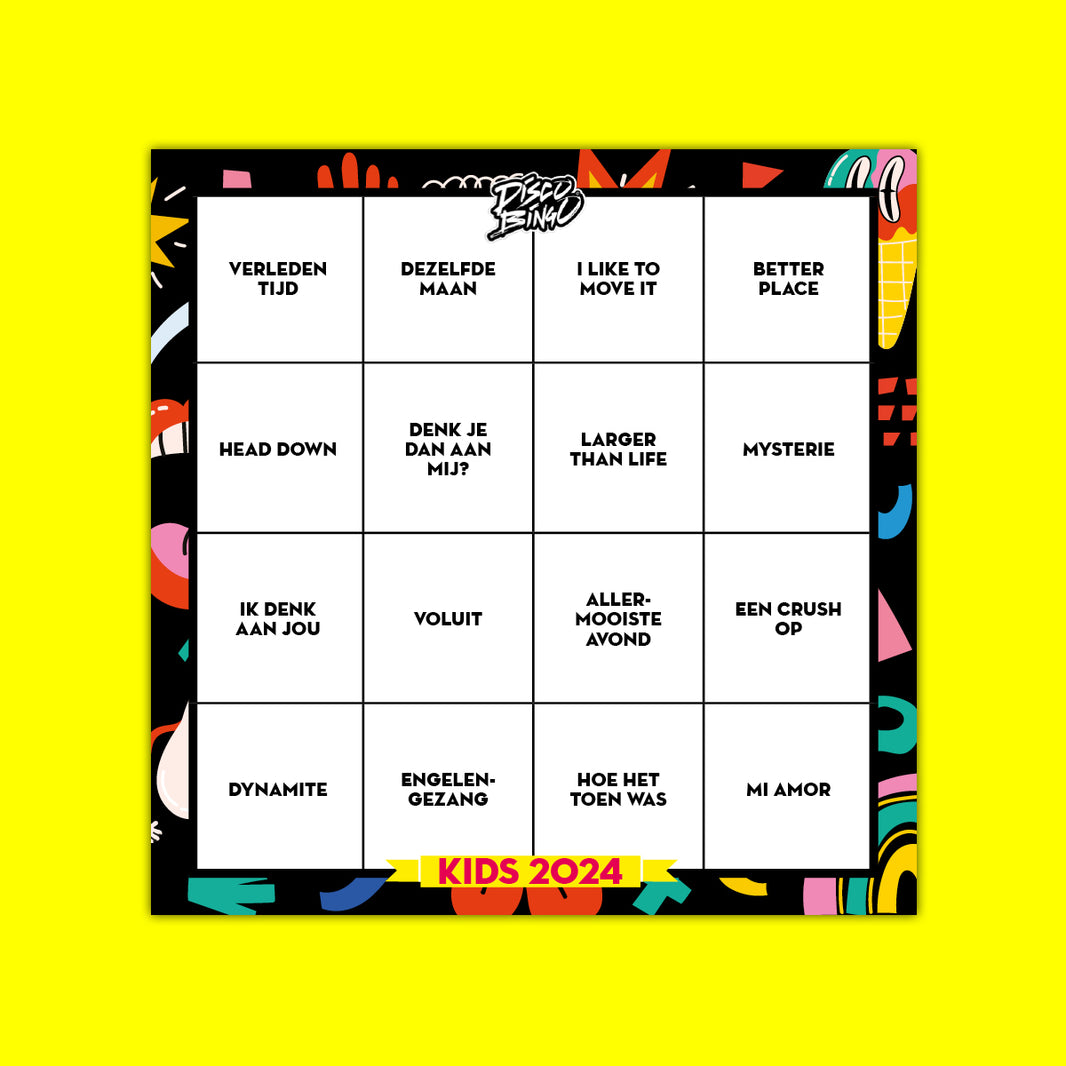 Disco Bingo The Game - Partyspel - Muziekbingo - Popquiz - Pubquiz