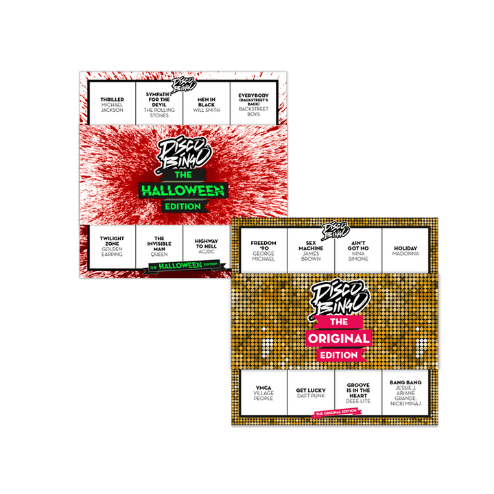 Disco Bingo The Game - Partyspel - Muziekbingo - Popquiz - Pubquiz