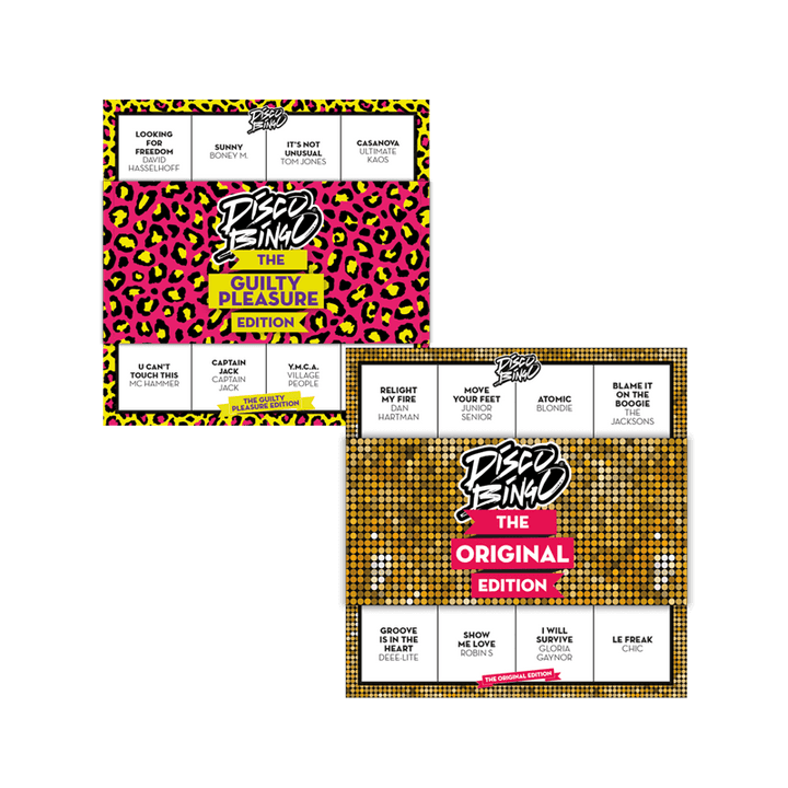 Disco Bingo The Game - Partyspel - Muziekbingo - Popquiz - Pubquiz