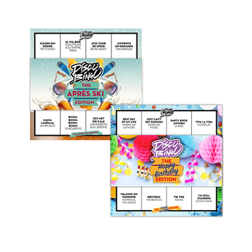 Disco Bingo The Game - Partyspel - Muziekbingo - Popquiz - Pubquiz